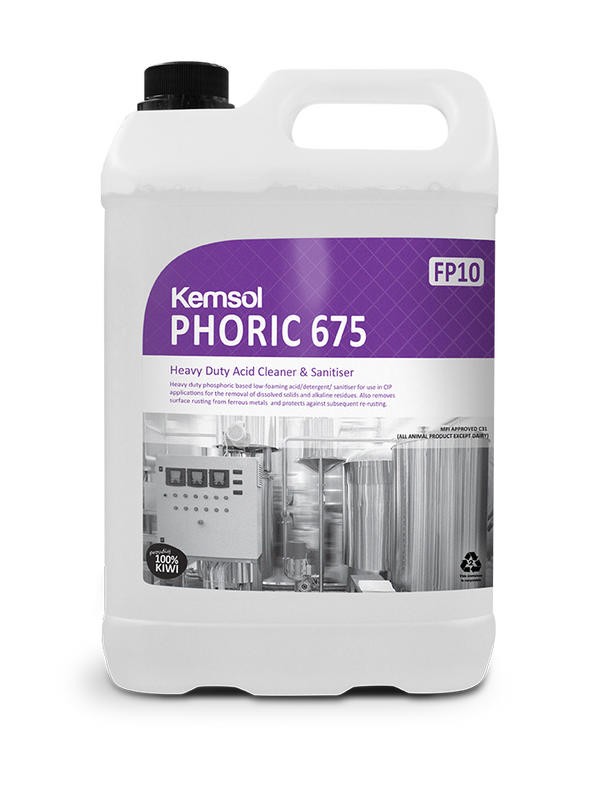 Heavy Duty Acid Cleaner, Sanitiser - Kelly Hygiene - New Zealand